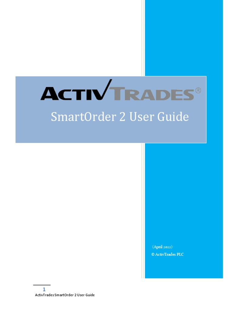 SmartOrder_2_MT5_User_Guide_EN | PDF | Menu (Computing) | Software