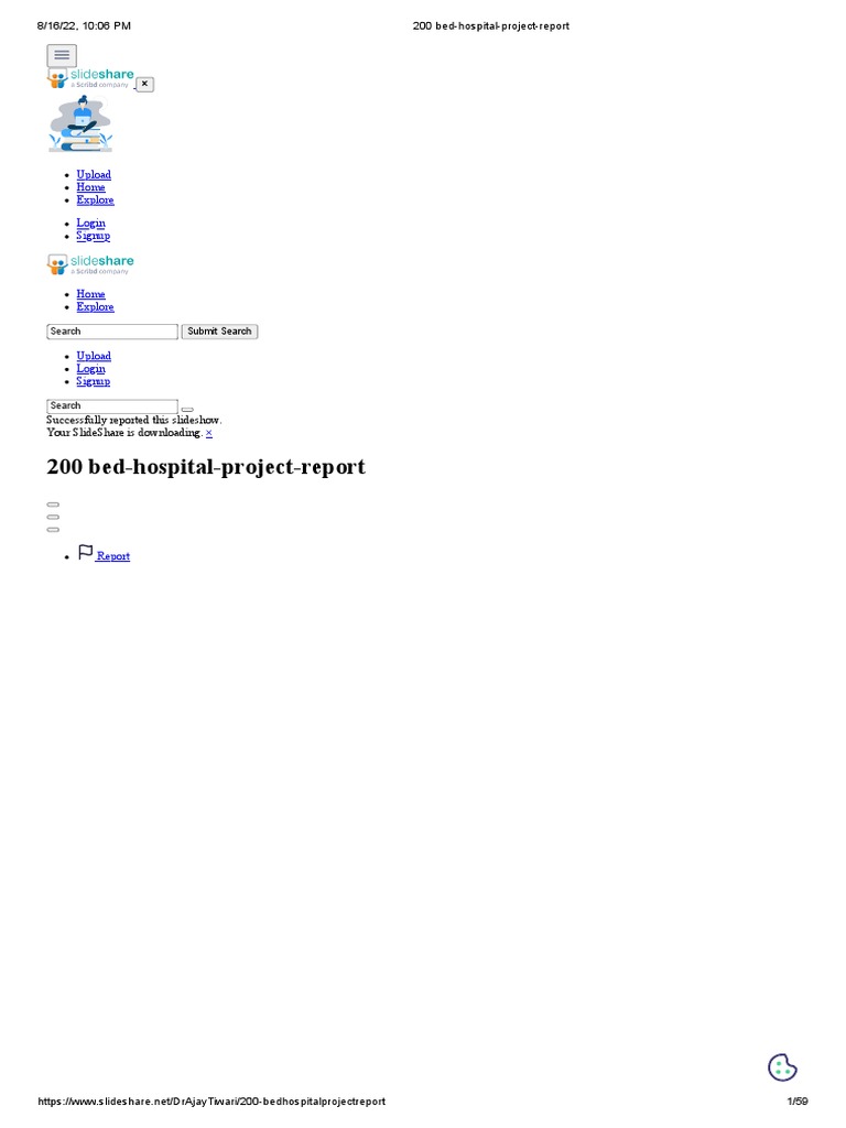 200 Bed Hospital Project Report | PDF | Medical Ultrasound | Transformer