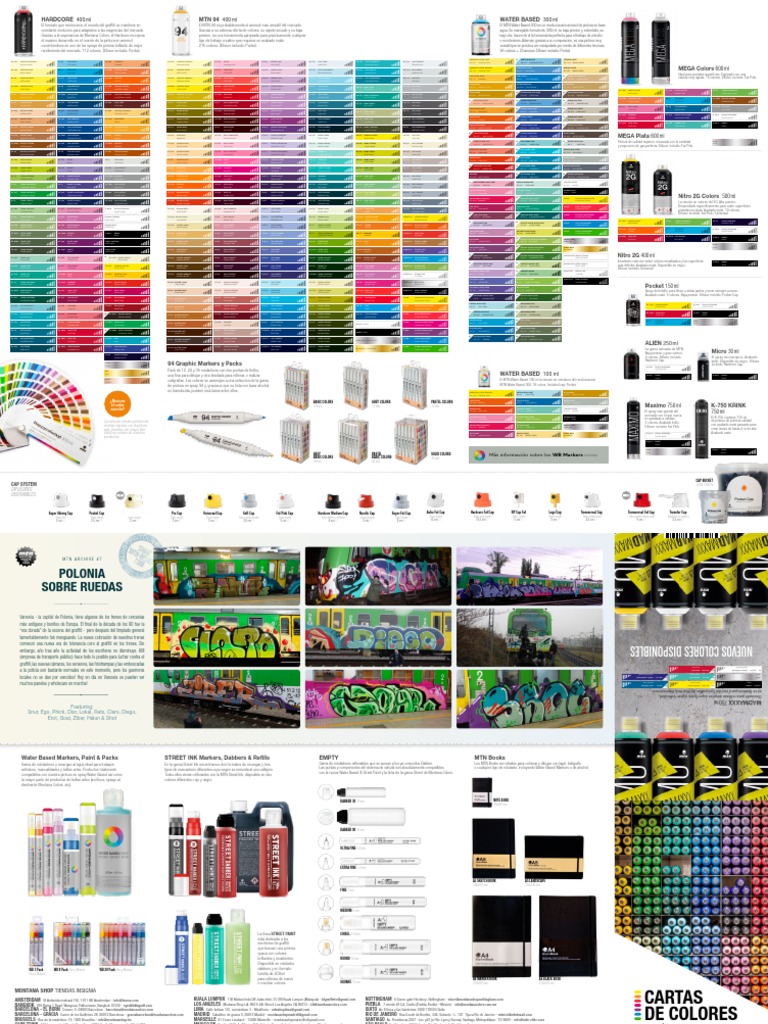 Cartas de Colores Montana Colors | PDF | Tecnicas artisticas | Percepción visual