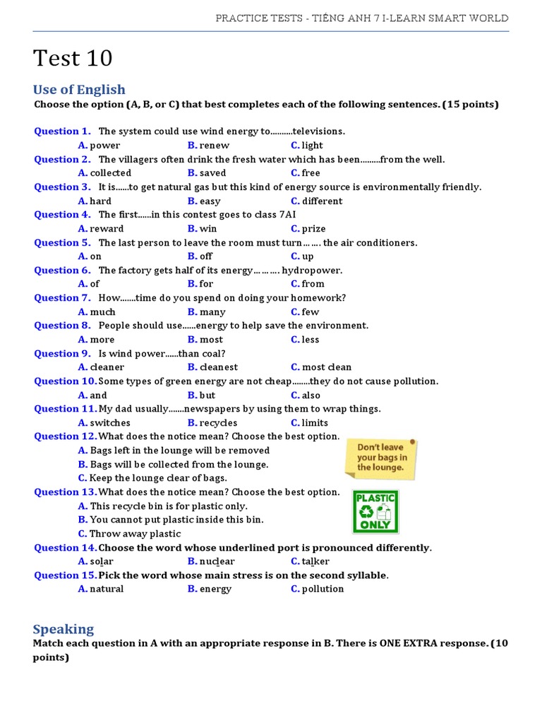 Test 10 Energy Sources | PDF | Wind Power | Fuels