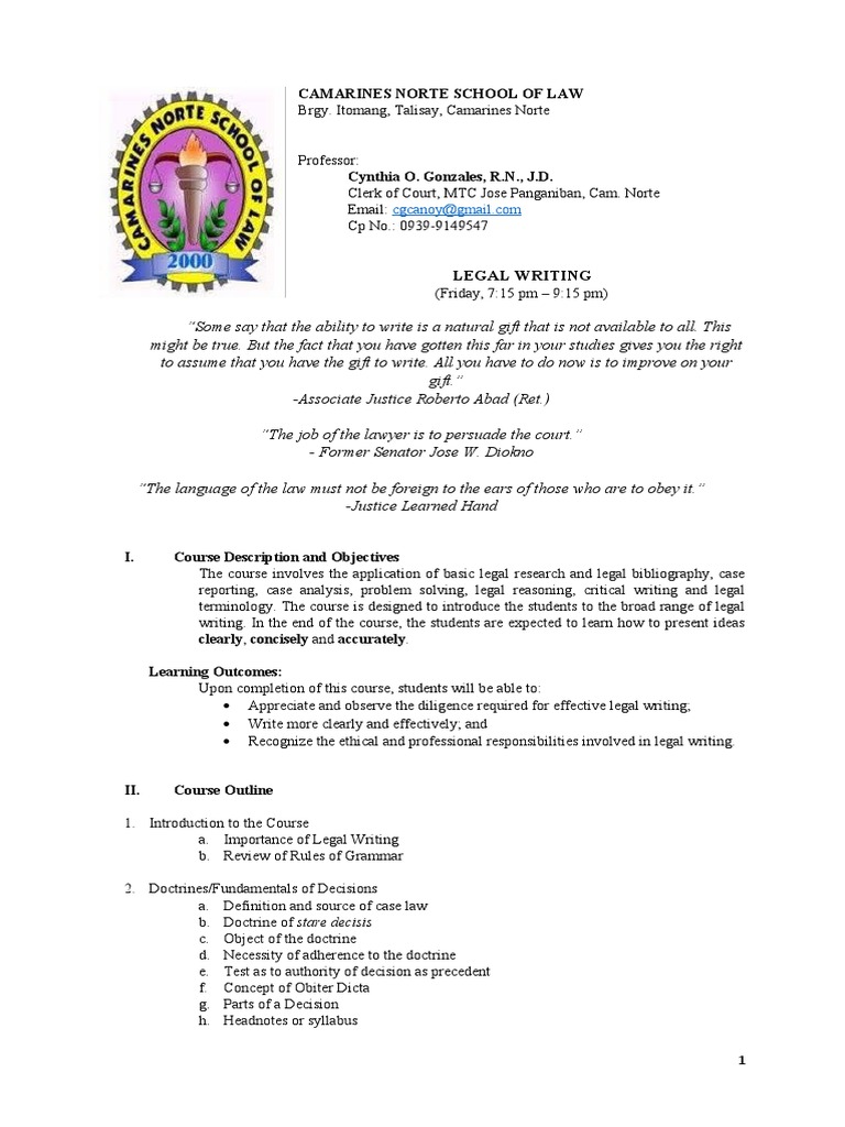 Legal Writing: An Introduction to Legal Research, Analysis, and Writing ...