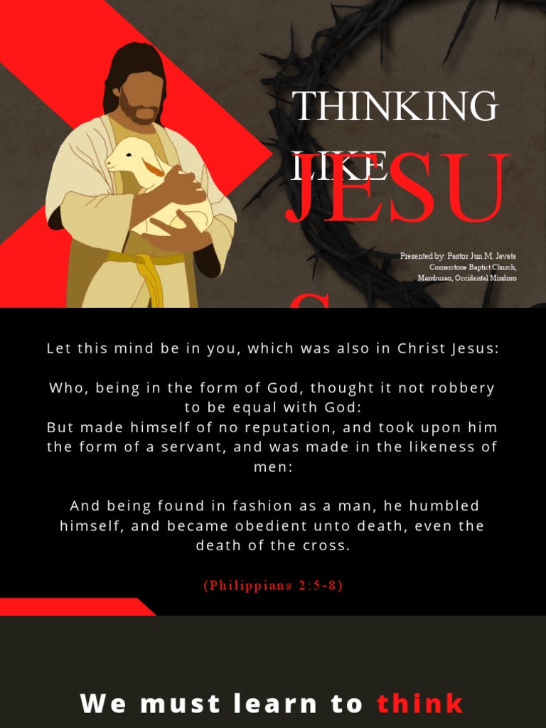 Thinking Like Jesus | PDF
