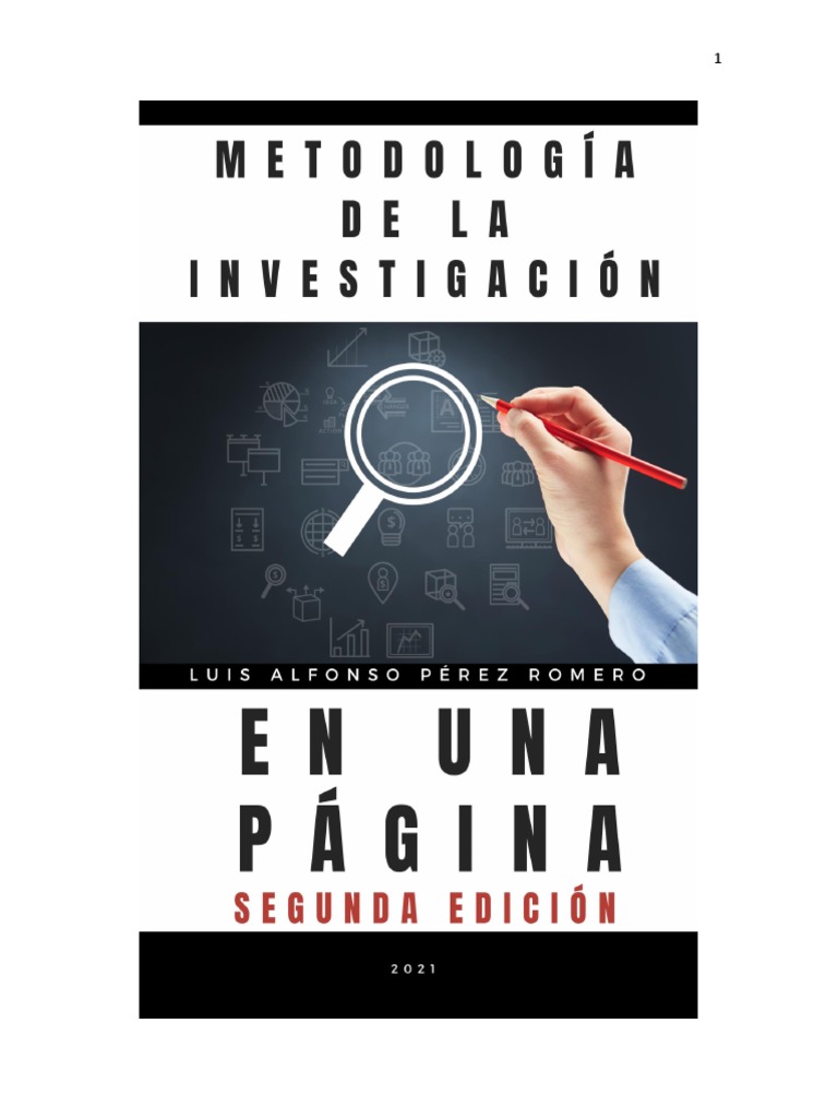 Libro, Metodología de La Investigación en Una Página, 2 Edición ...