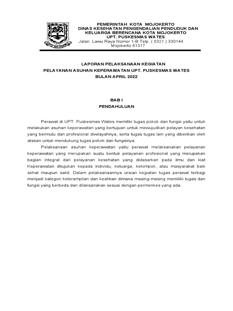 Laporan Ekin April Filsa 22 | PDF