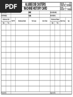 Tool Life Monitoring Sheet: Machine No. No. of Cutting Edge Insert Name ...