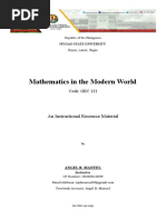 Module 1 - Mathematics in Our World | PDF | Discrete Mathematics | Pattern