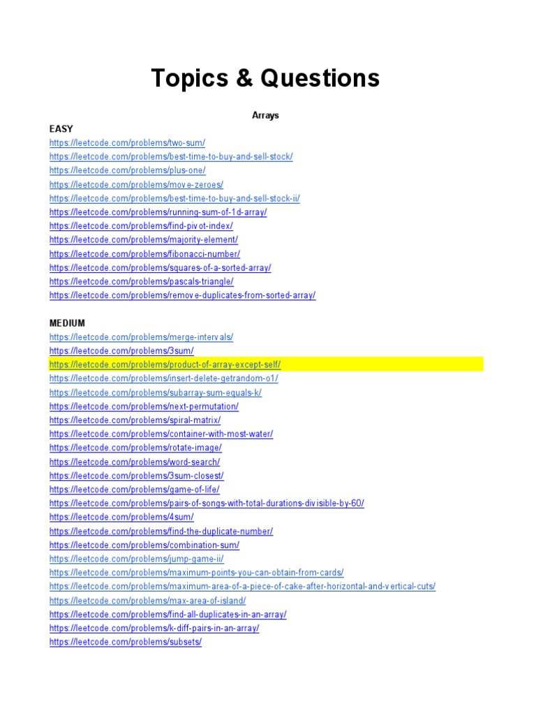 Leetcode Dsa Complete Sheet Pdf Computing Algorithms 4767
