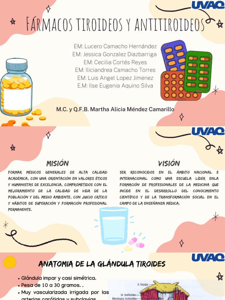 Fármacos Tiroideos y Antitiroideos | PDF | Hormona estimulante de la ...