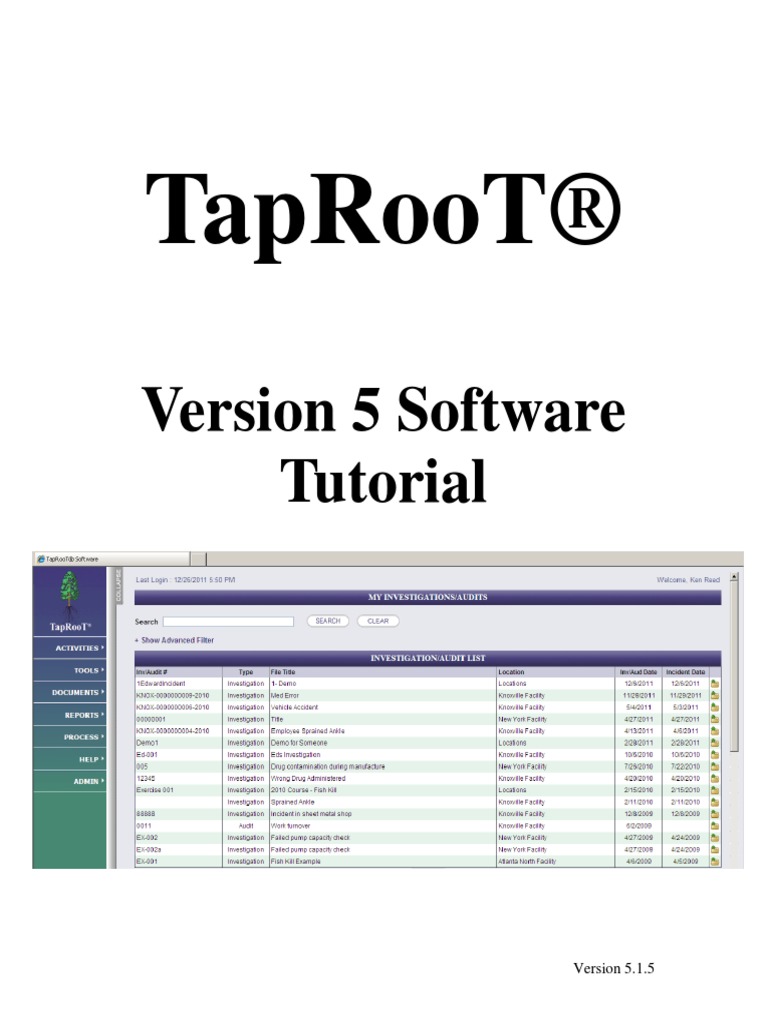 Taproot®: Version 5 Software Tutorial | PDF | Verification And Validation | Snapchat