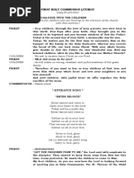 Catholic Order of Mass | PDF | Mass (Liturgy) | God The Father