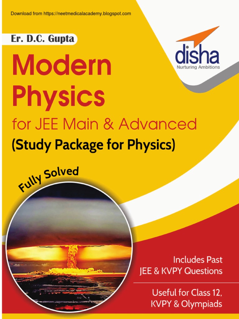 12.modern Physics - Disha | PDF | Photoelectric Effect | Electron