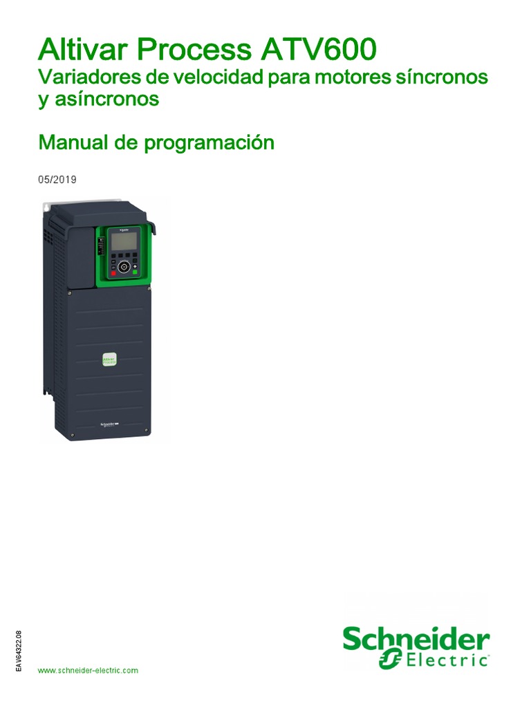 ATV600 Programming Manual SP EAV64322 08.1 | PDF | Ingenieria Eléctrica ...