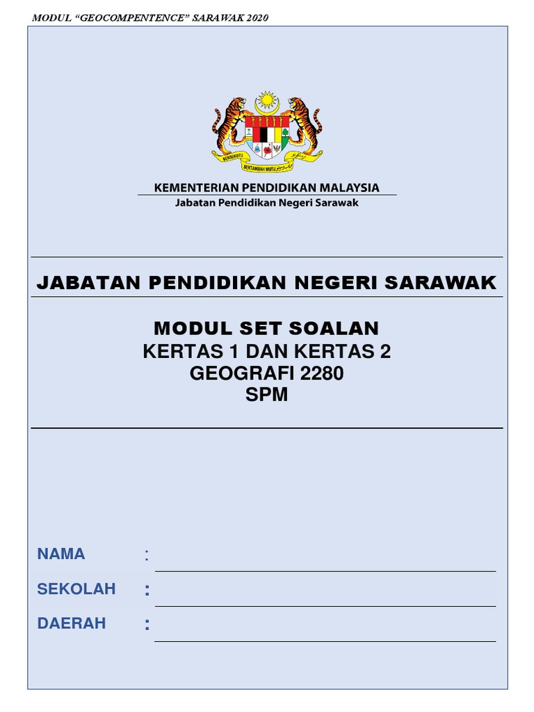 Modul Geo - Compentence 2280 Mengikut Tahap | PDF
