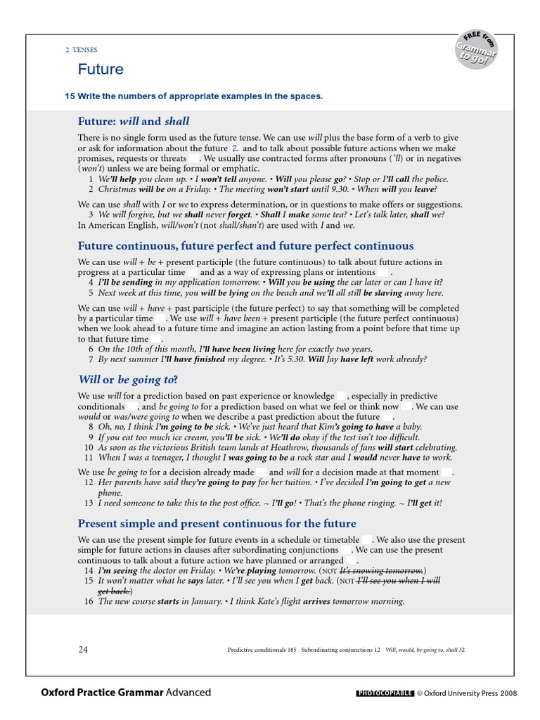 Future: Future: Will and Shall | Download Free PDF | Linguistics | Grammar
