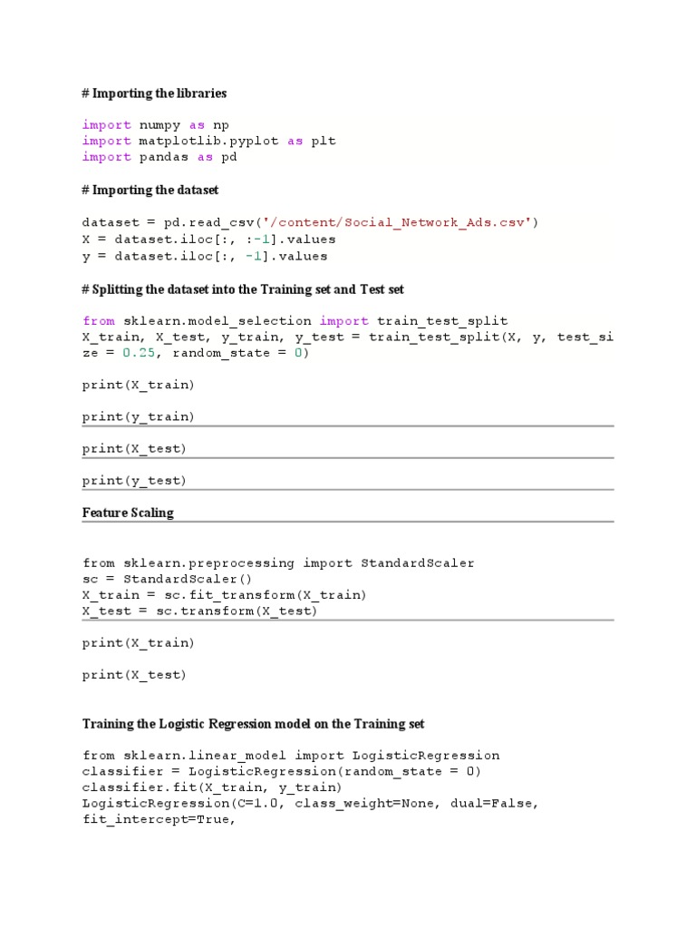 Import As Import As Import As: # Importing The Libraries | PDF | Machine Learning | Data