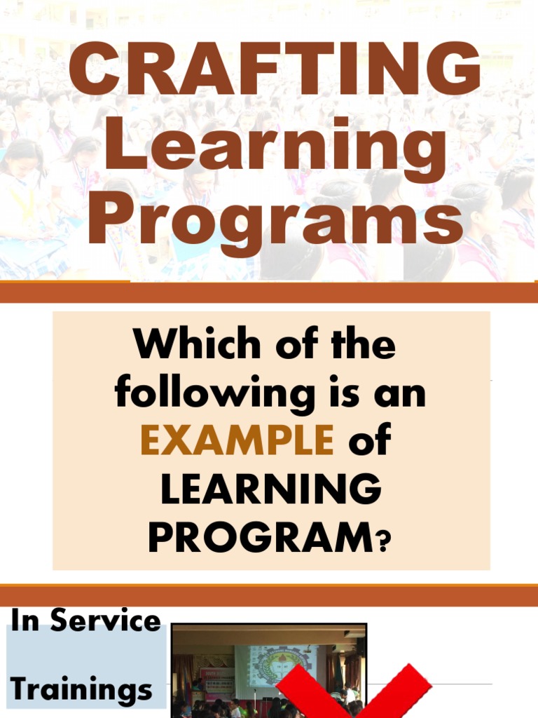 Crafting Learning Programs | PDF | Learning | Individualized Education ...