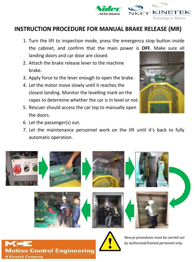 Manual Brake Release | PDF