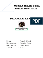 contoh Proposal Bumdes untuk Ketahanan Pangan | PDF