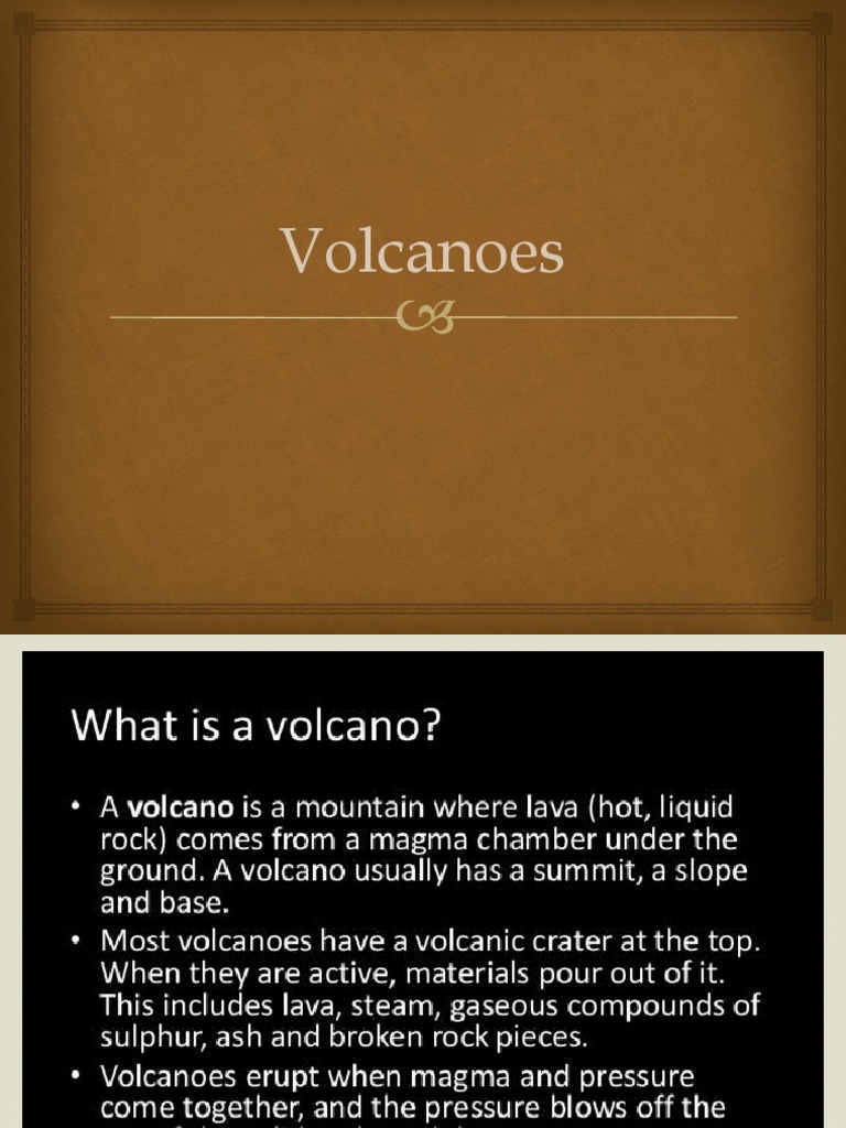 Benefits of Volcanic Eruptions | PDF | Volcano | Types Of Volcanic ...
