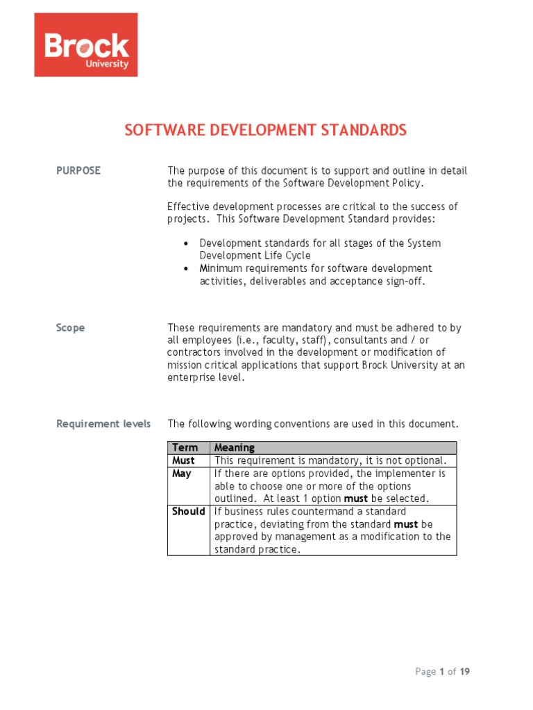 Software-Development-Standards | PDF | Software Testing | Software ...
