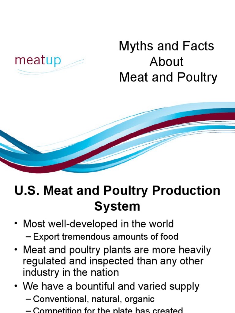 Meat and Poultry Myths Debunked | PDF | Meat | Beef