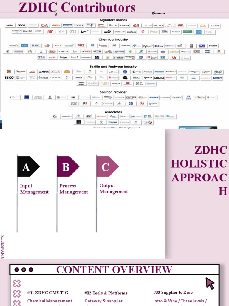 ZDHC Presentation | PDF | Dangerous Goods | Policy