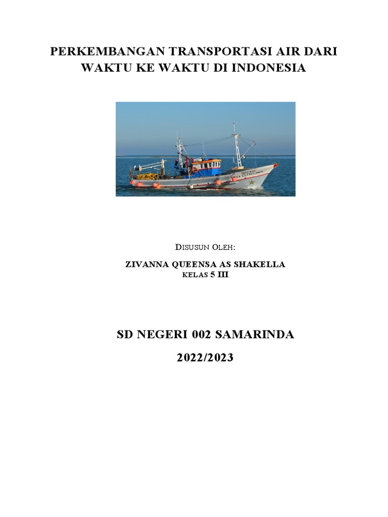 Perkembangan Transportasi Air di Indonesia | PDF