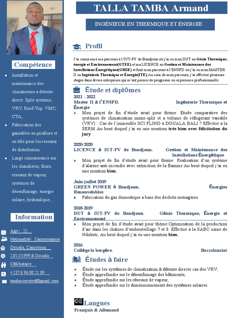CV 3 | PDF | Climatisation | Écomobilité