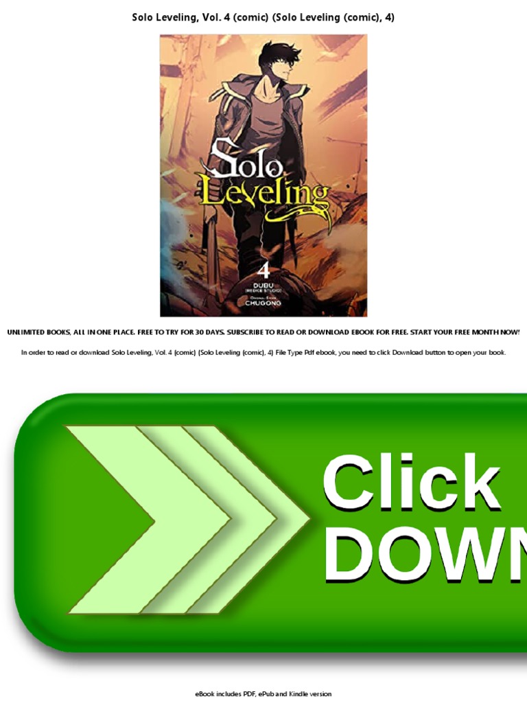 Solo Leveling Vol 4 Comic Solo Leveling Comic 4 | PDF