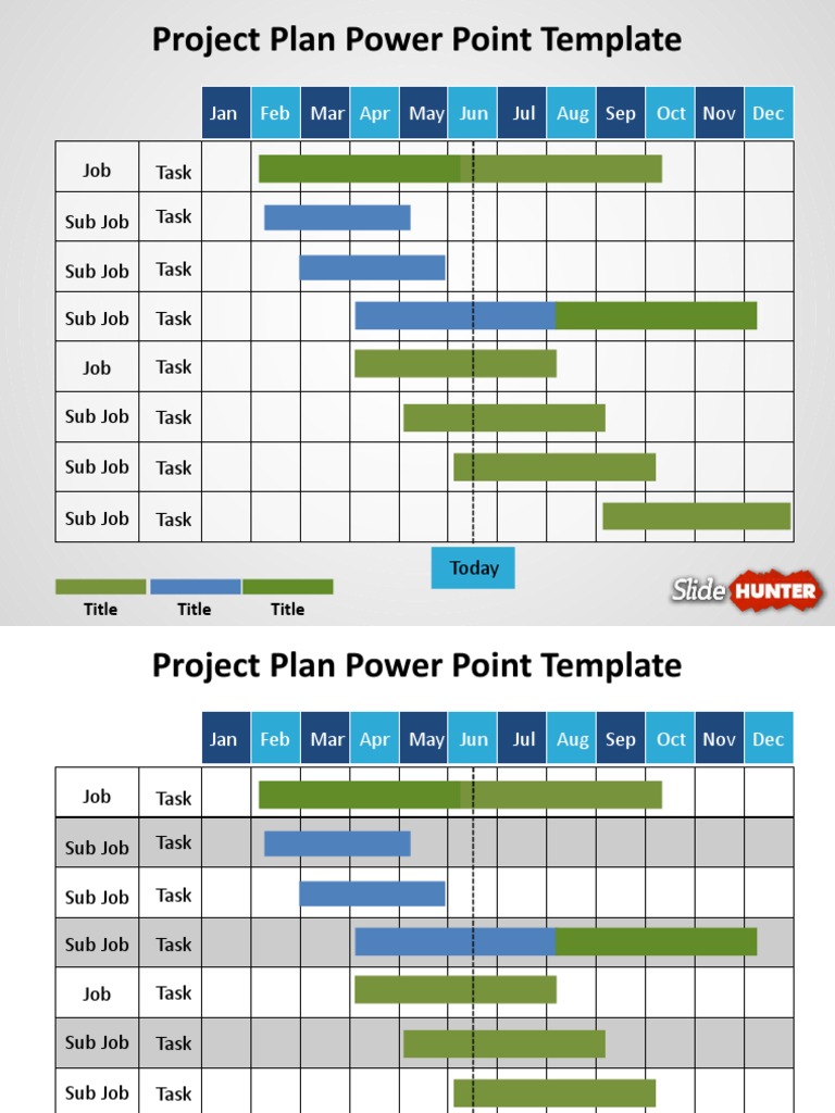 9037 Project Plan Powerpoint Template | PDF