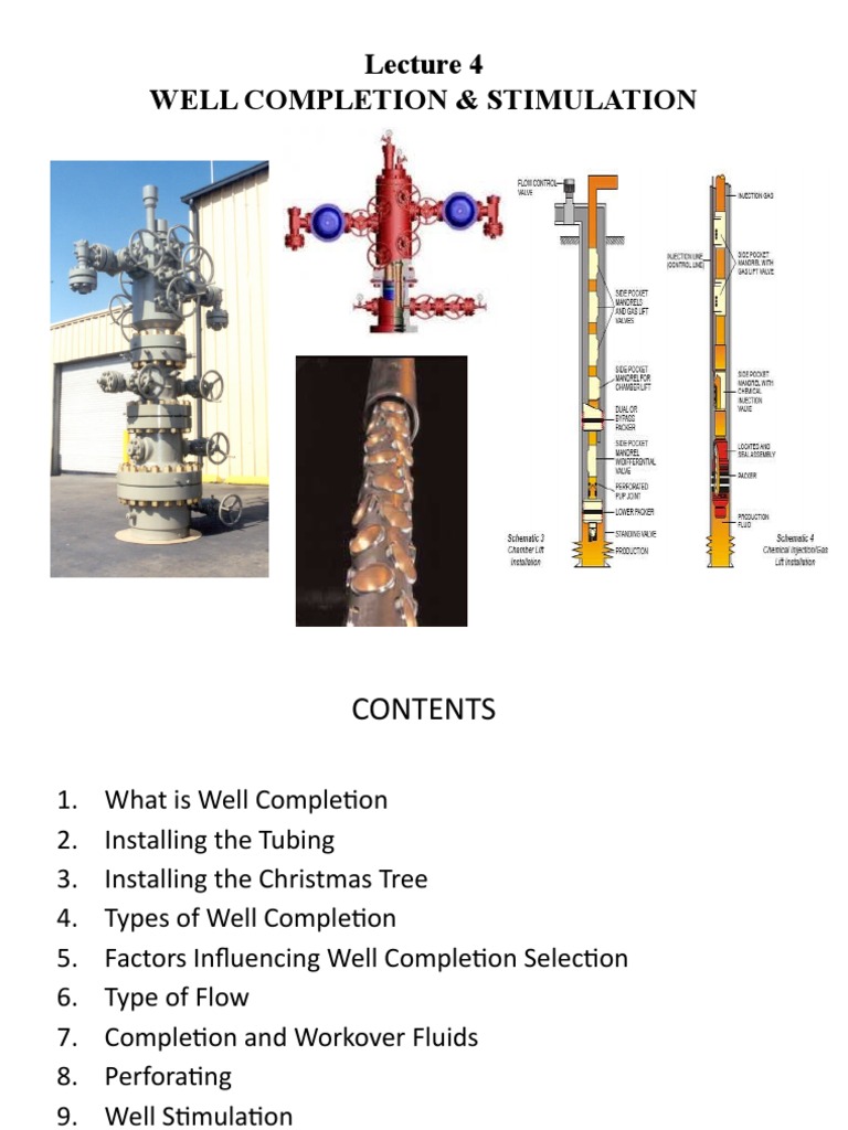 4-Well Completion (new) | PDF | Casing (Borehole) | Process Engineering
