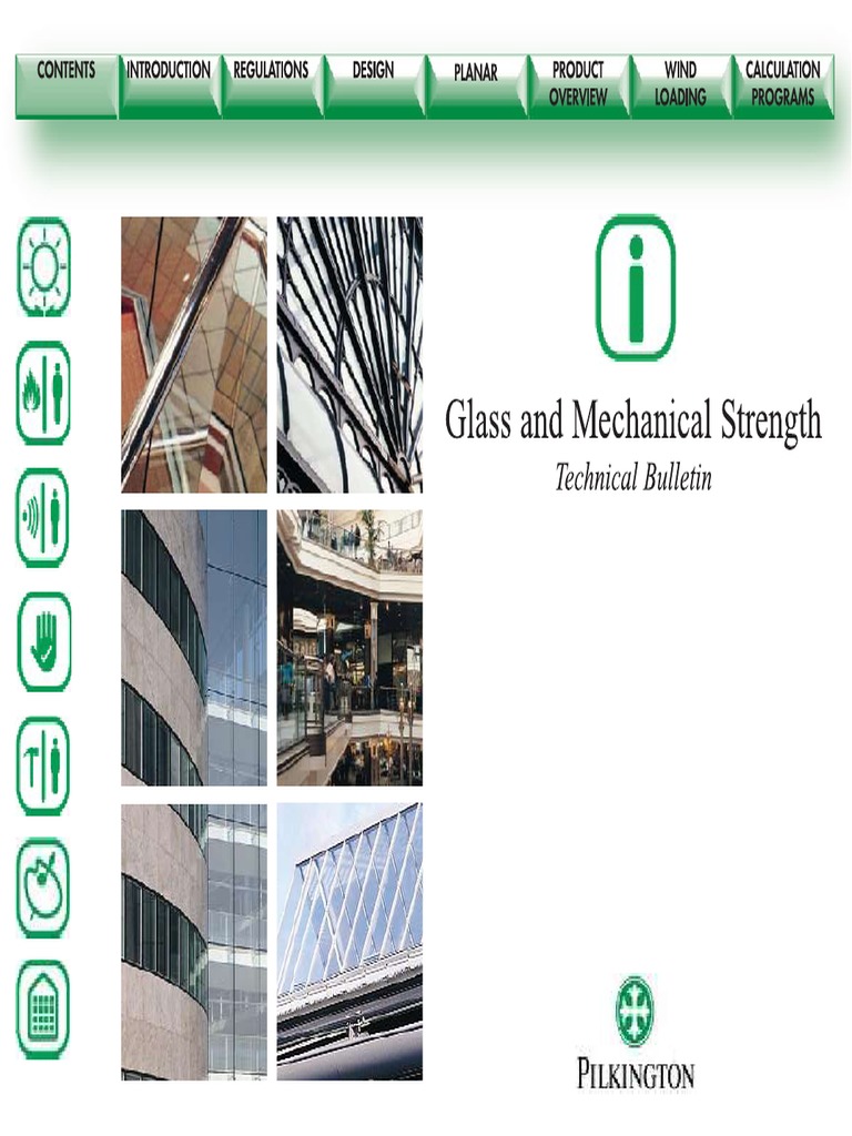 Pilkington Glass Specifications | PDF