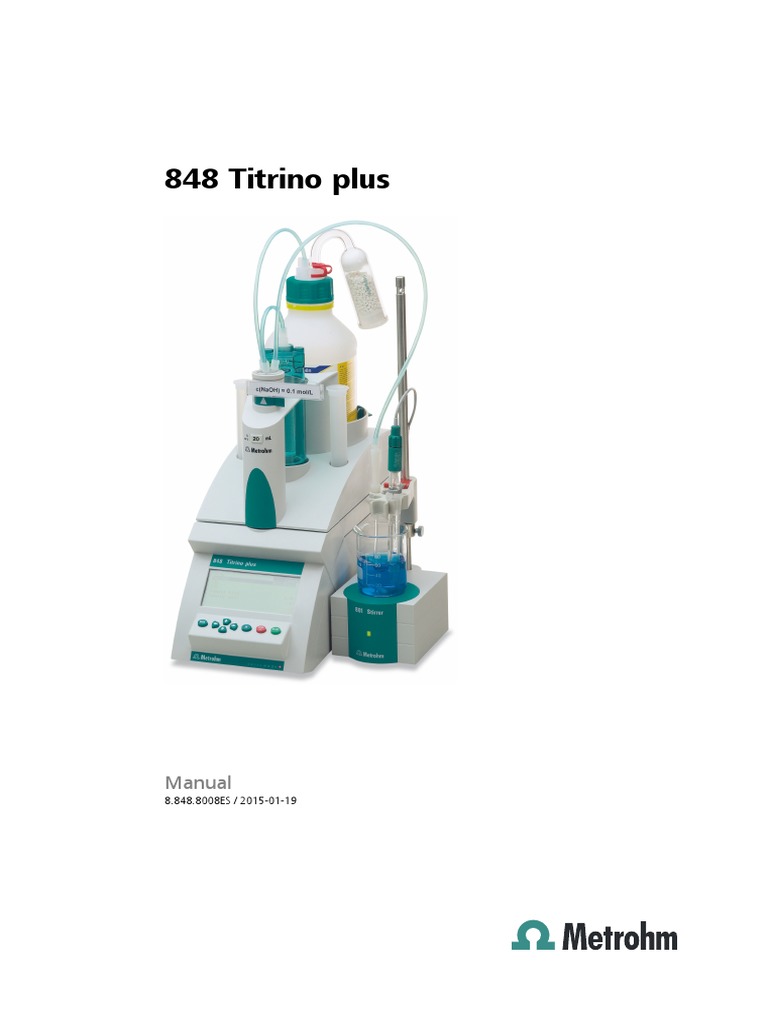 848 Titrino plus. Manual ES _ | PDF | USB | Electrónica