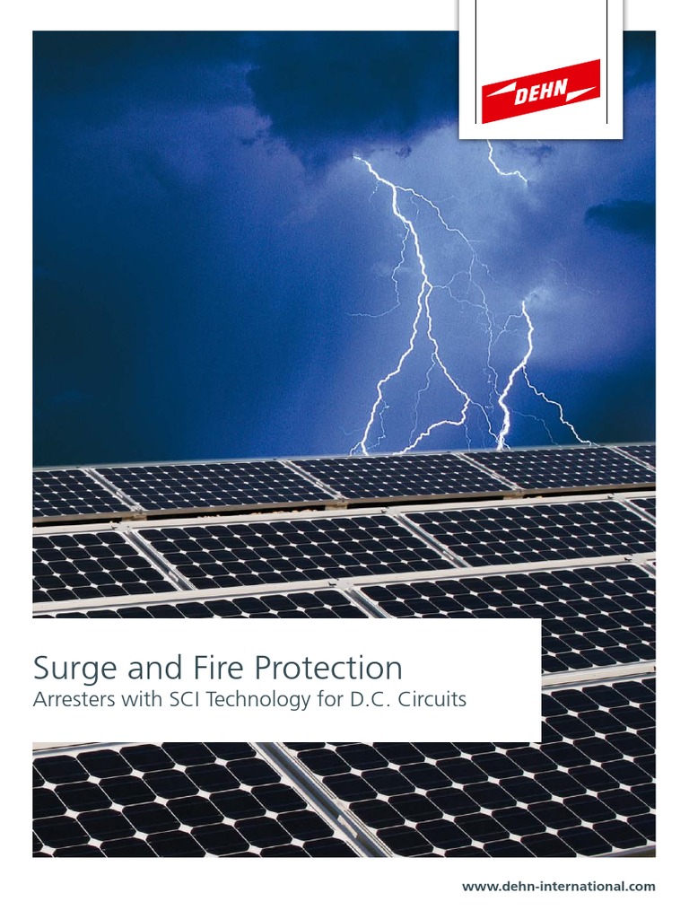 Surge and Fire Protection Arresters With Sci Technology For D.C ...