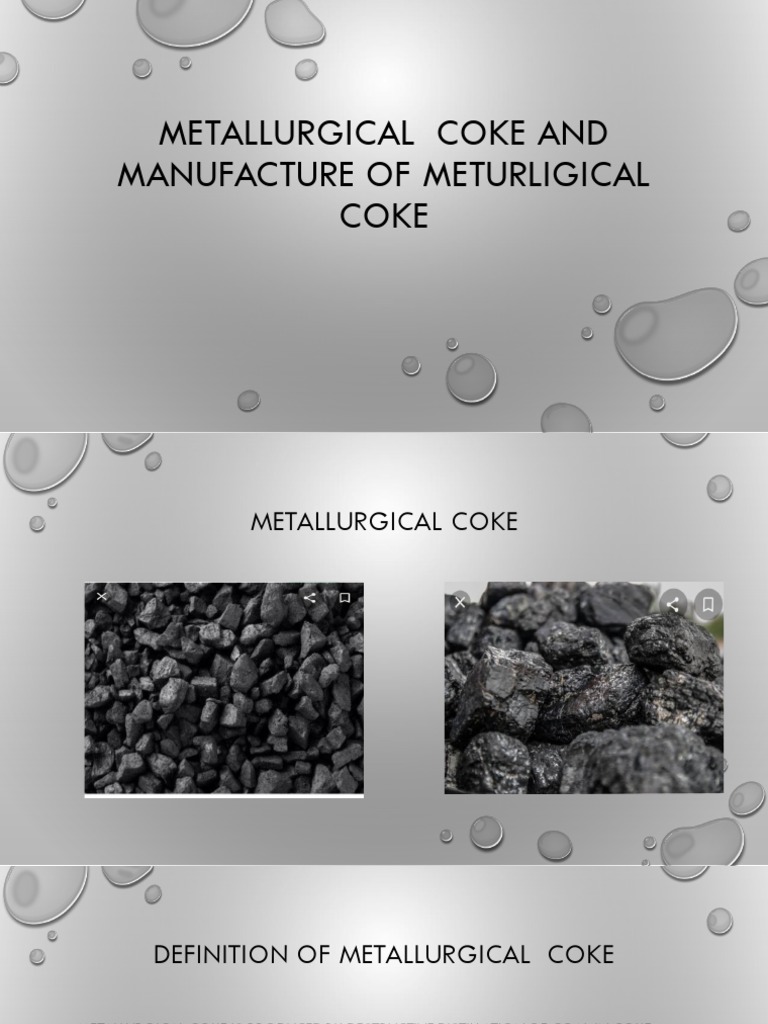 Metallurgical Coke Overview | PDF | Coke (Fuel) | Coal