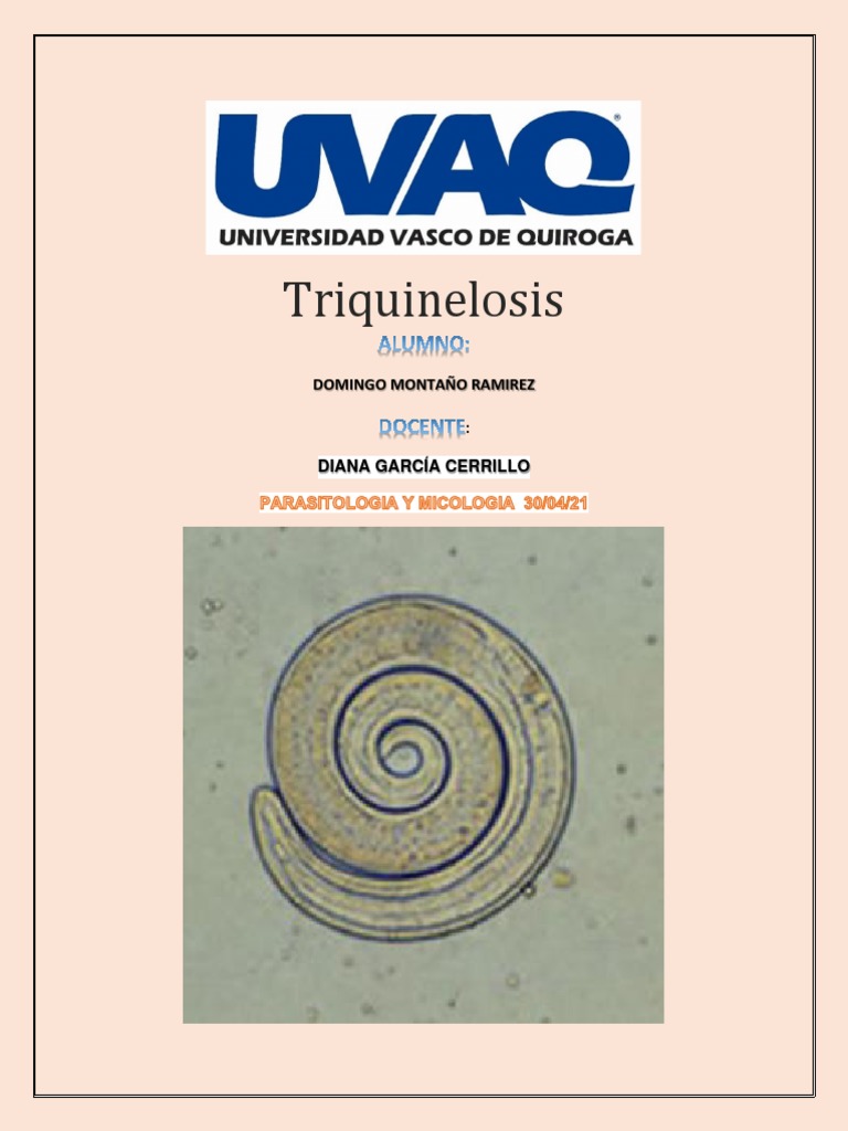 Triquinelosis | PDF | Epidemiología | Causas de la muerte