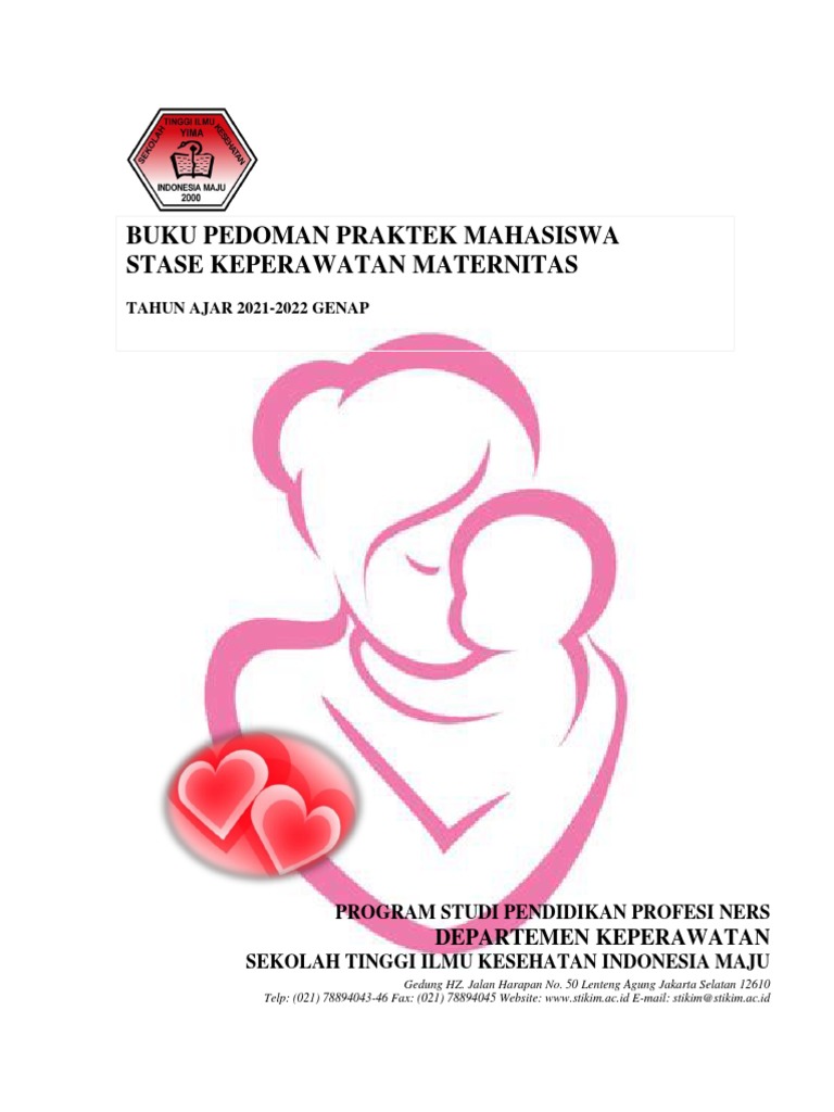 Buku Pedoman Praktek Mahasiswa Profesi Ners Stase Maternitas-1 | PDF