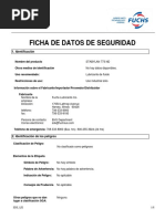 SDS AEON PD SDS Spanish | PDF | Agua | Combustión