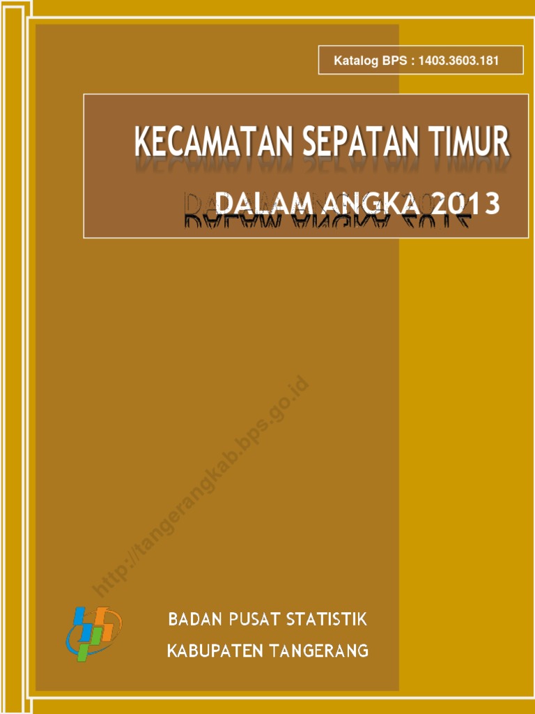 Kecamatan Sepatan Timur Dalam Angka 2013 | PDF