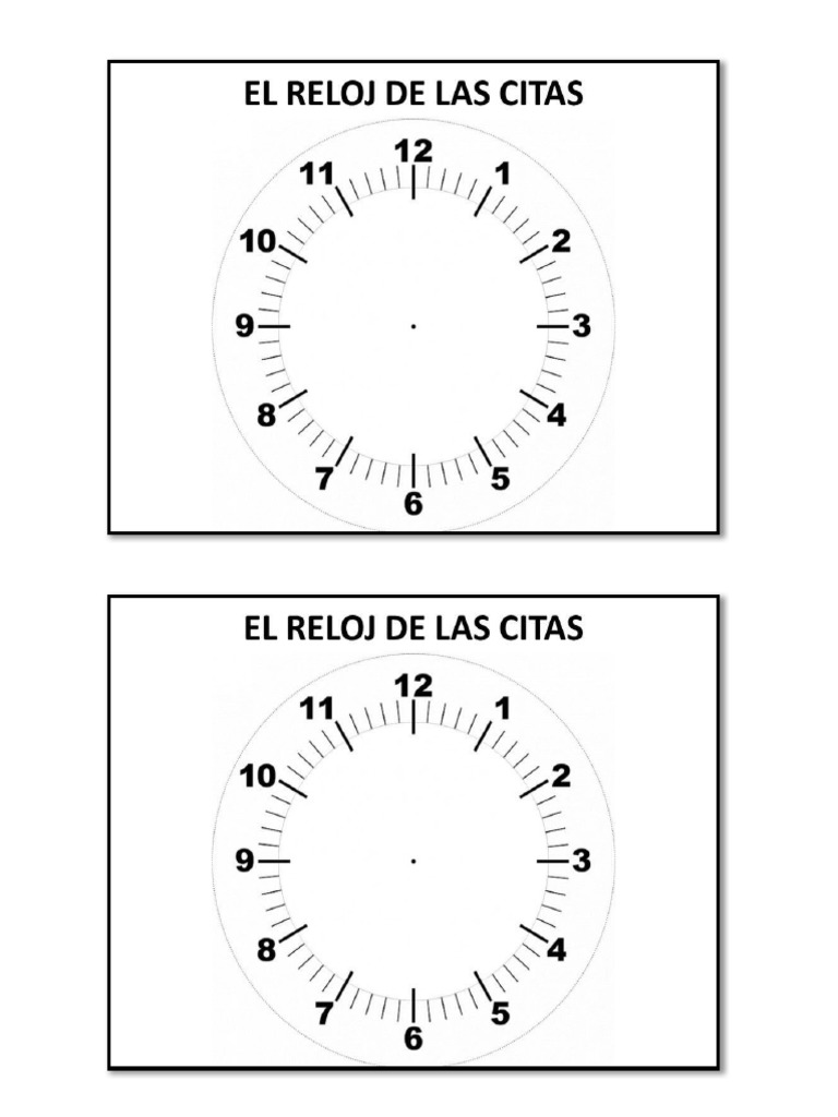 El Reloj de Las Citas | PDF