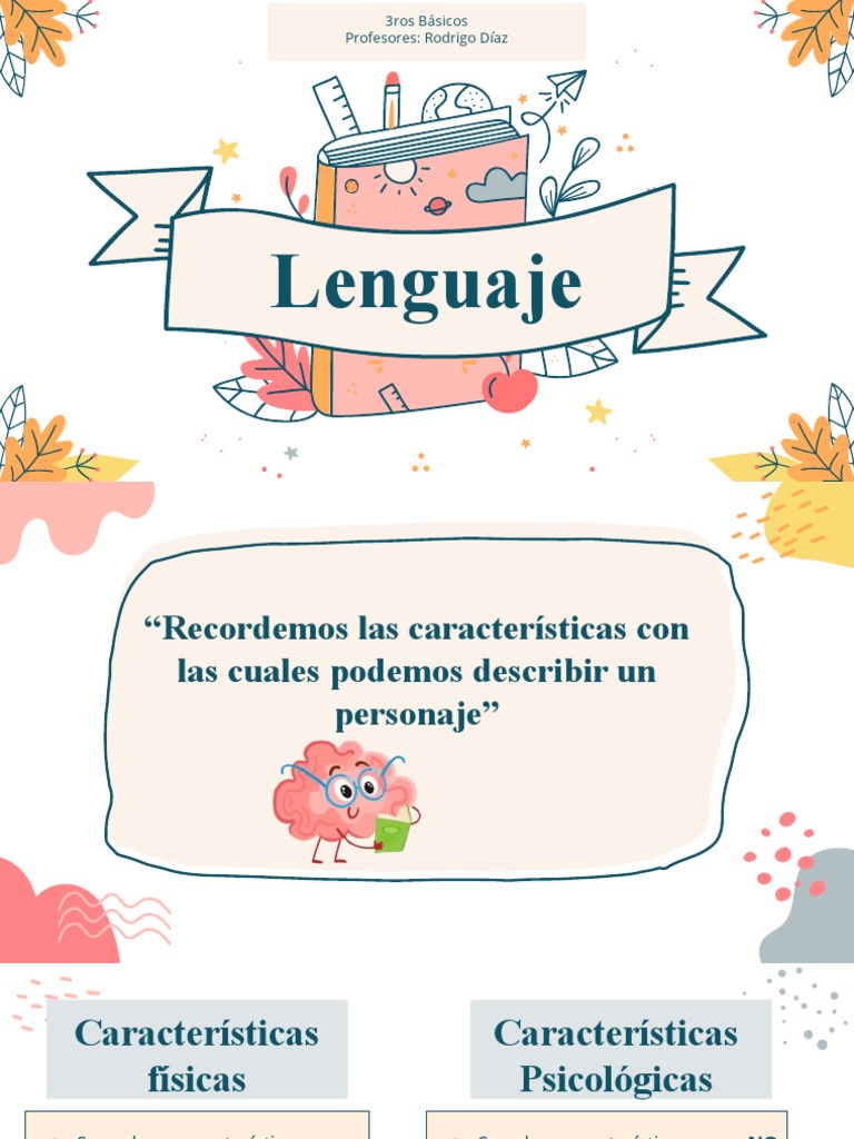 Juego Características Físicas y Psicológicas | PDF