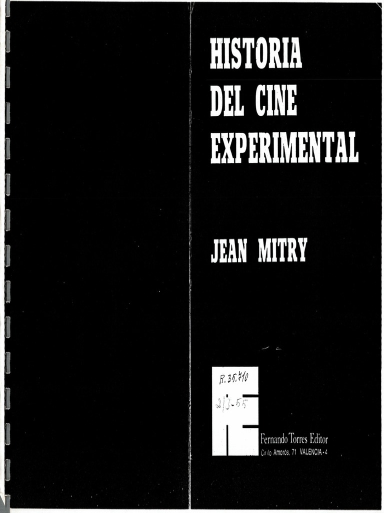 Jean Mitry - 1971 1974 - Historia Del Cine Experimental - Fernando ...