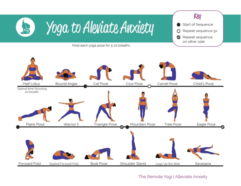 Yoga Poses to Ease Anxiety | PDF