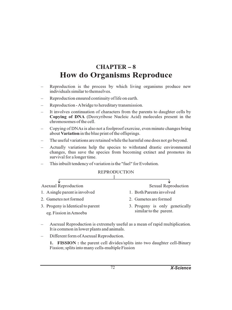 Understanding Reproduction in Organisms | PDF | Flowers | Sexual ...