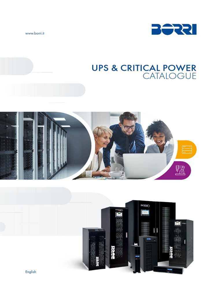 Ups & Critical Power Catalogue: WWW - Borri.it | PDF
