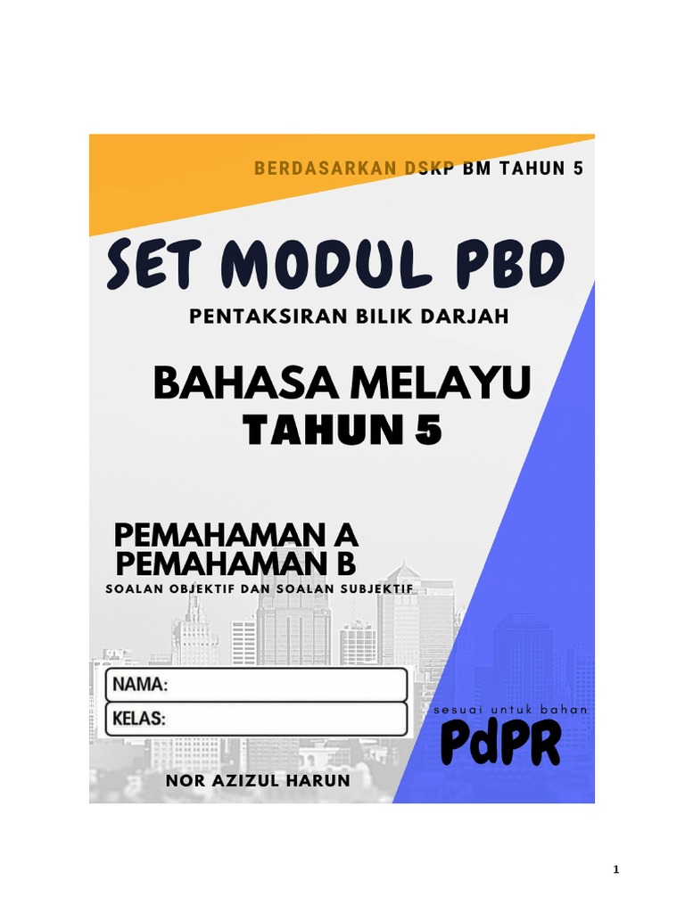 Set 1 BM T5 Pemahaman | PDF