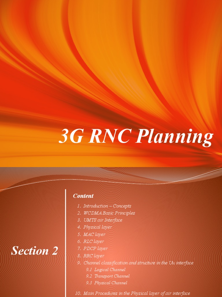 3G RNC Planning Section 2 | PDF | Duplex (Telecommunications) | High ...