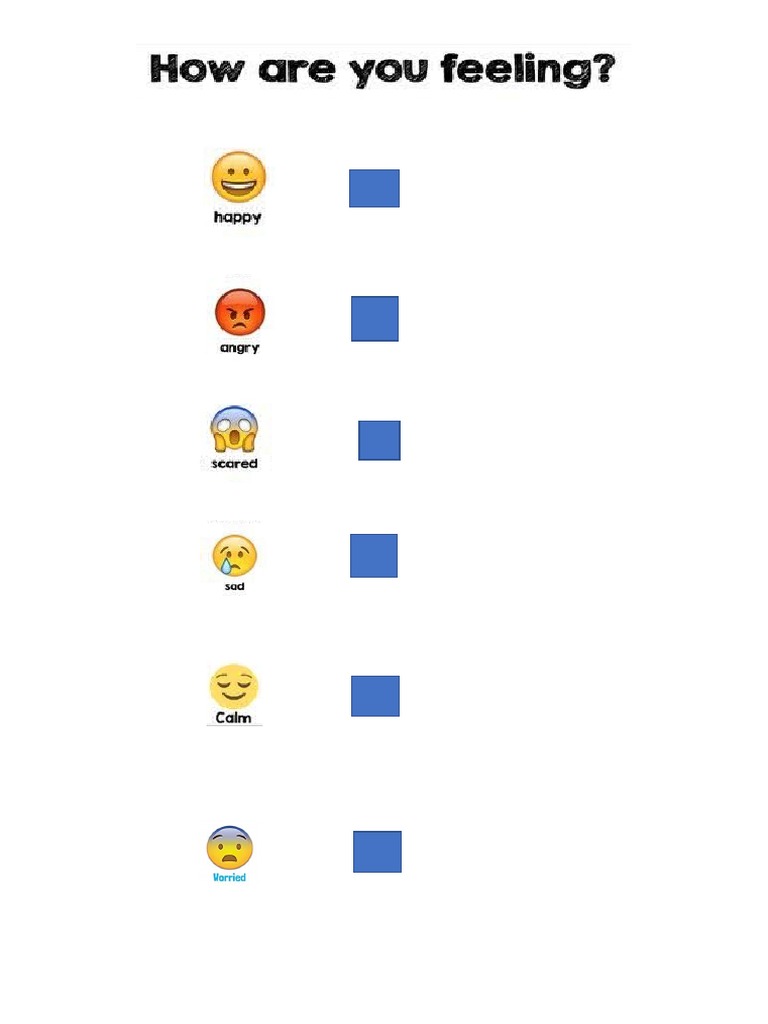 Cómo Te Sientes - Emojis y Semáforo | PDF