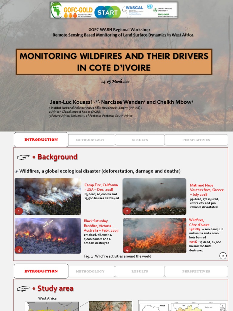 Monitoring Wildfires and Their Drivers in Cote Divoire | PDF | Wildfire ...