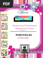 RPMS With ANNOTATIONS KRA 1 5 | PDF | Teachers | Learning